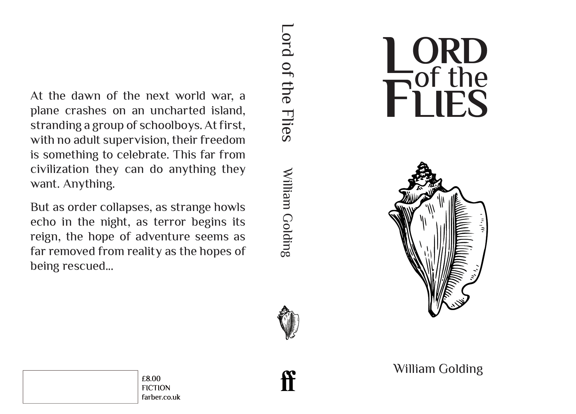 Lord of the Flies Cover Redesign - Daniel Bynum