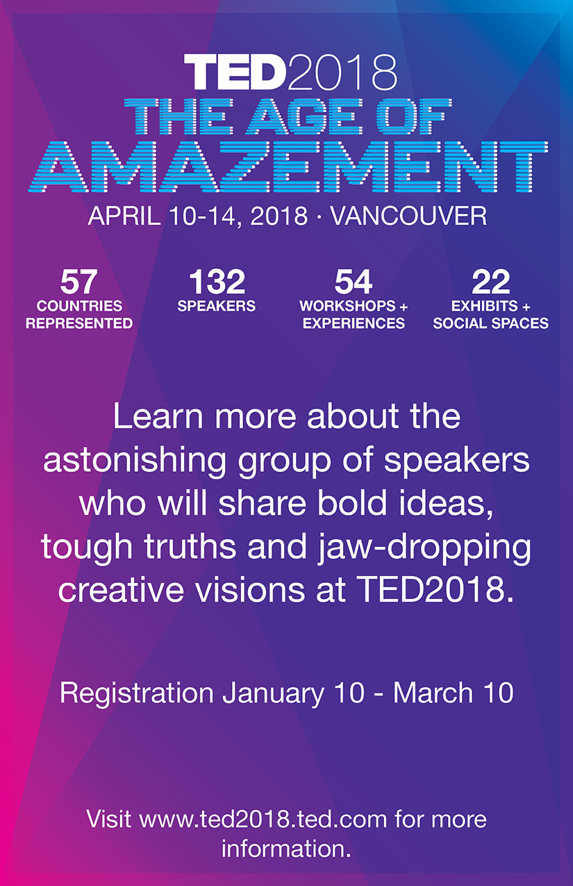 TED 2018 Collateral – Daniel Bynum